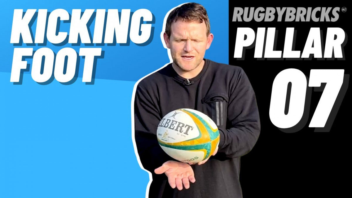 Rugby Kicking Foot | @rugbybricks | 10 Pillars of Goal Kicking 07 Kick ...