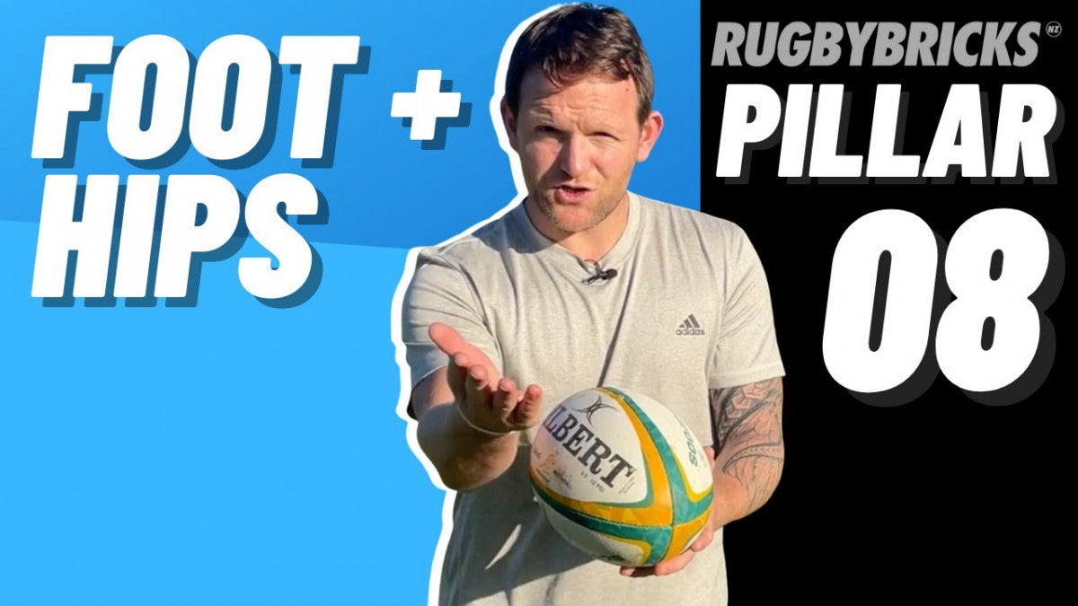 Kicking Hip Power | @rugbybricks | 10 Pillars of Goal Kicking 08 Foot ...