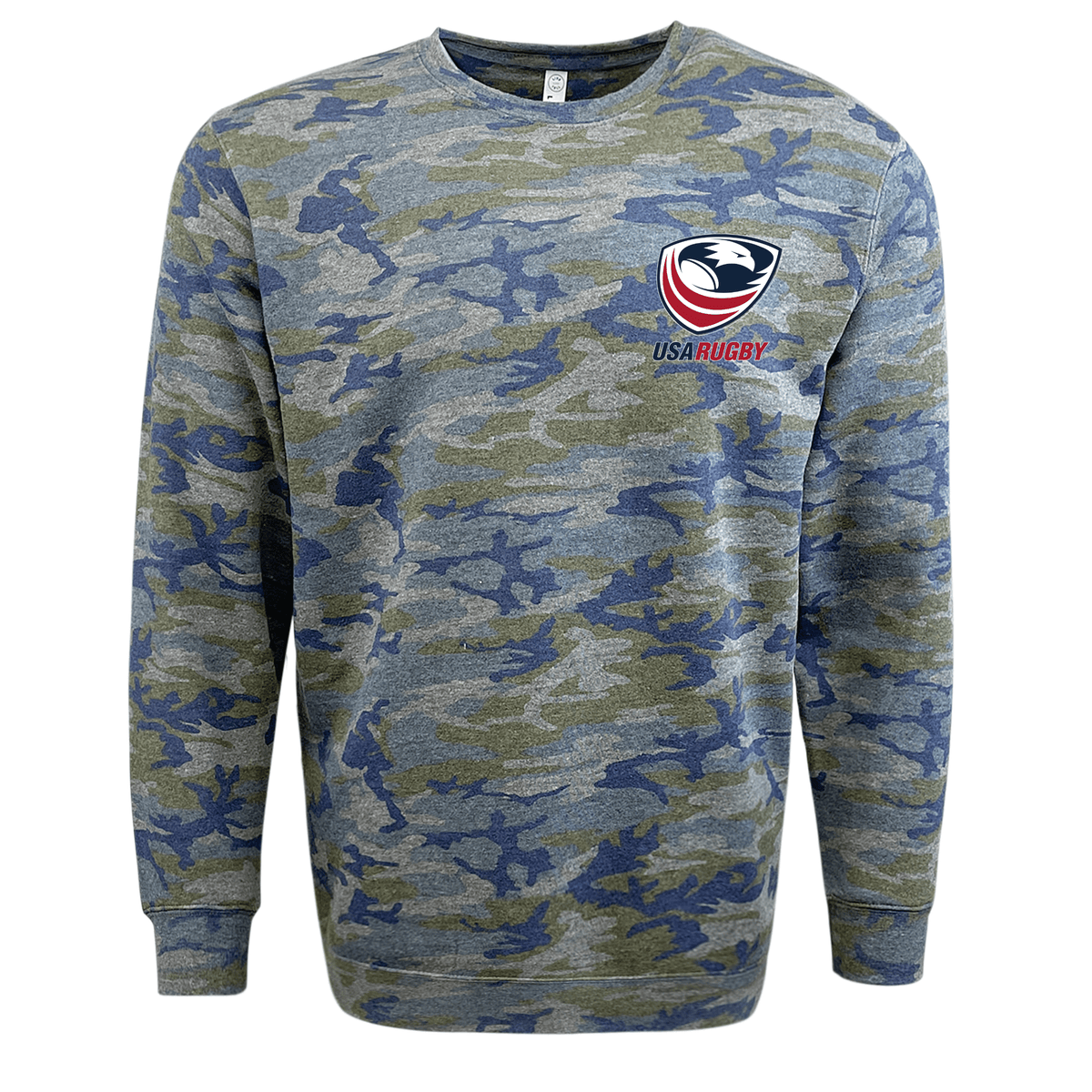 USA Rugby Camo Edition Crest Logo Crewneck Sweatshirt – World Rugby Shop