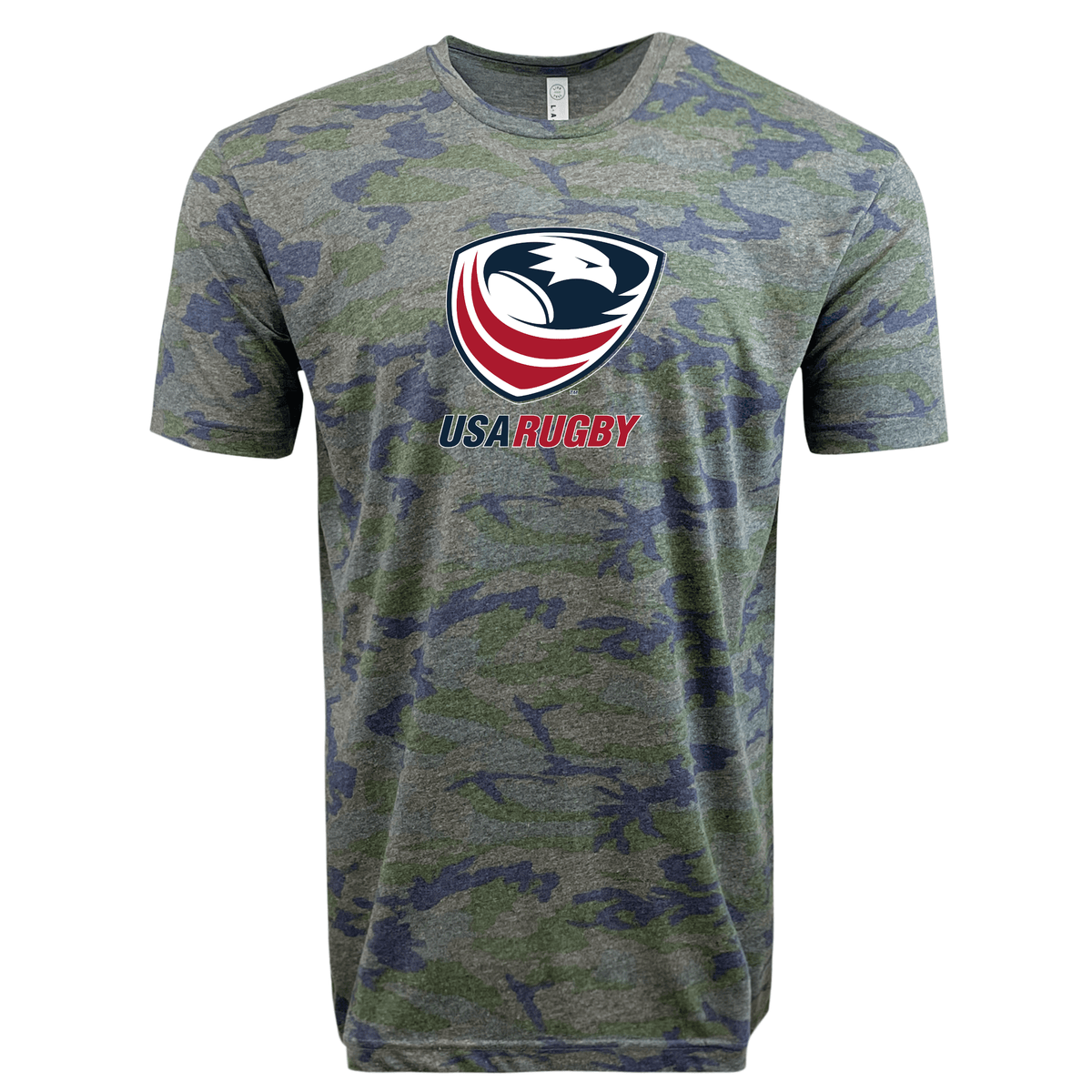 USA Rugby Camo Edition Crest Logo Tee | USAR Camouflage Cotton T-shirt ...