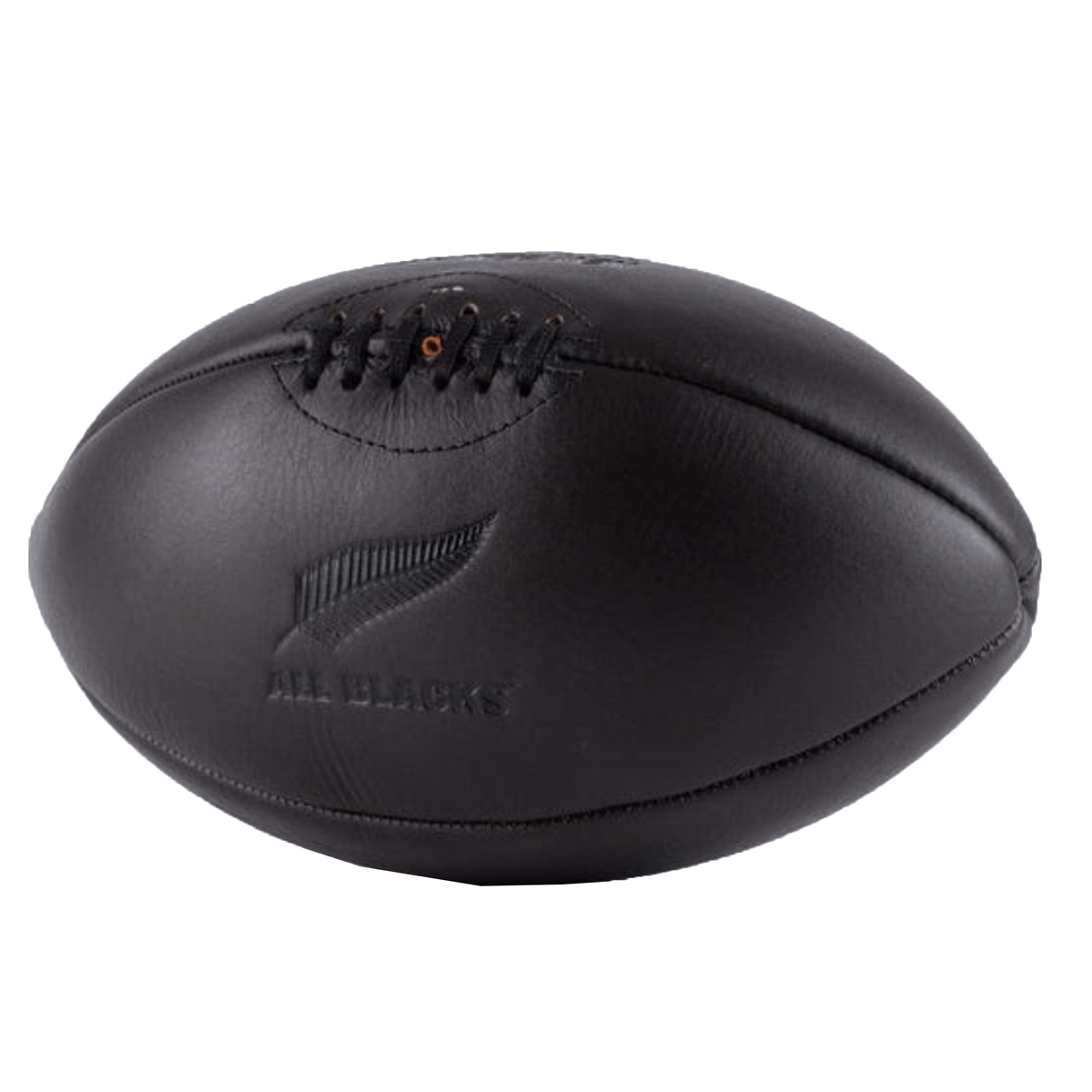 All Blacks Vintage Leather Rugby Ball by Gilbert - Black | World Rugby Shop