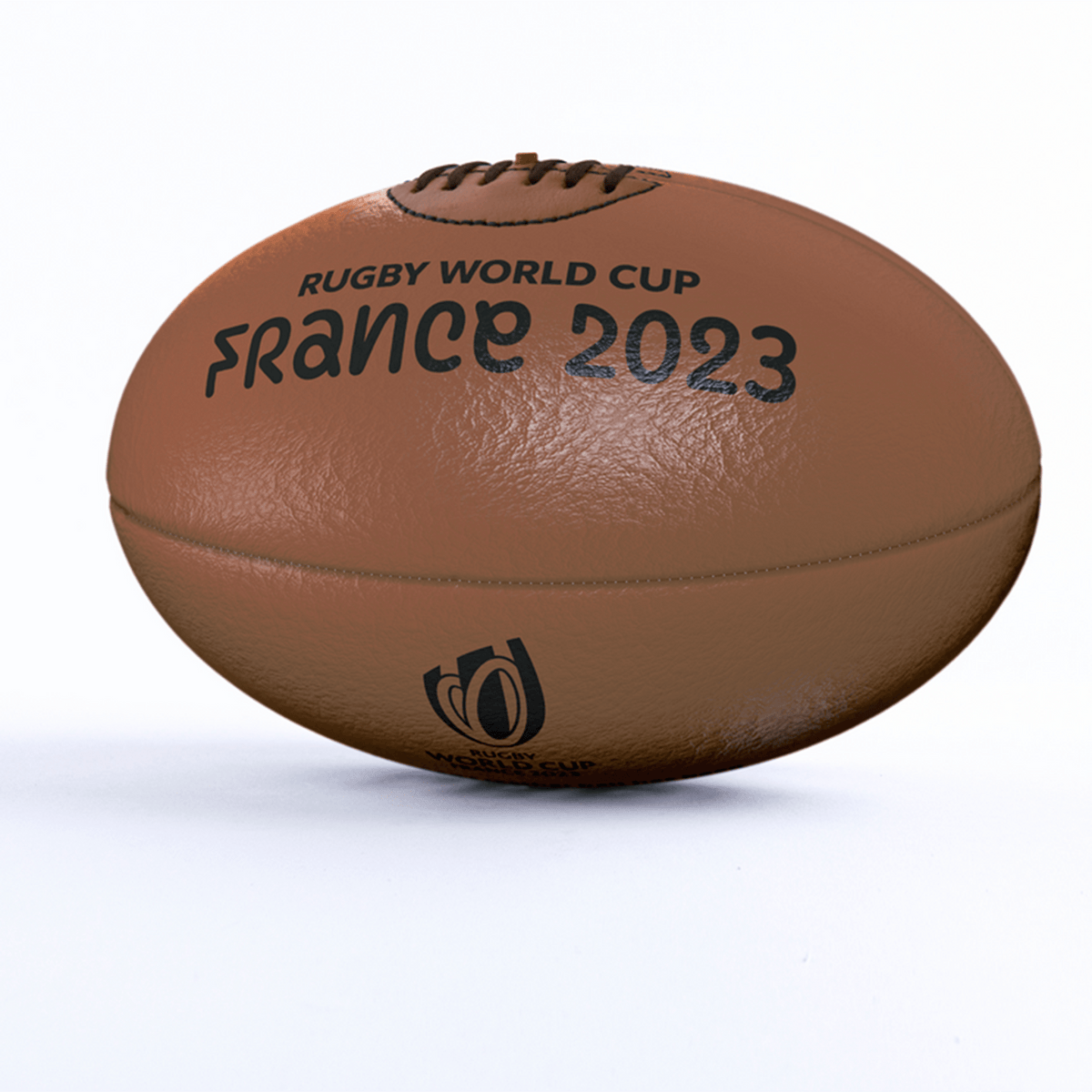 Rugby World Cup 23 Vintage Leather Ball by Gilbert | World Rugby Shop
