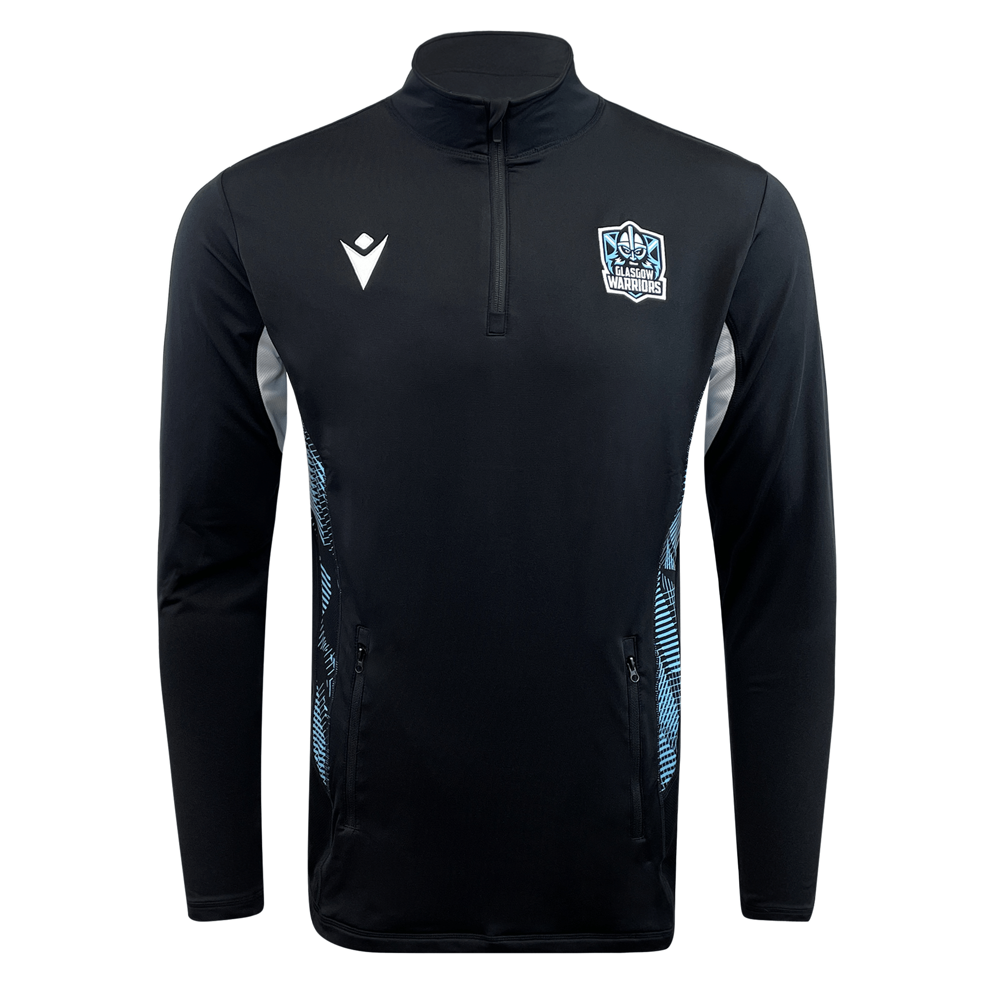 Glasgow Warriors Rugby 22/23 Softshell 1/4 Zip by Macron / World Rugby Shop