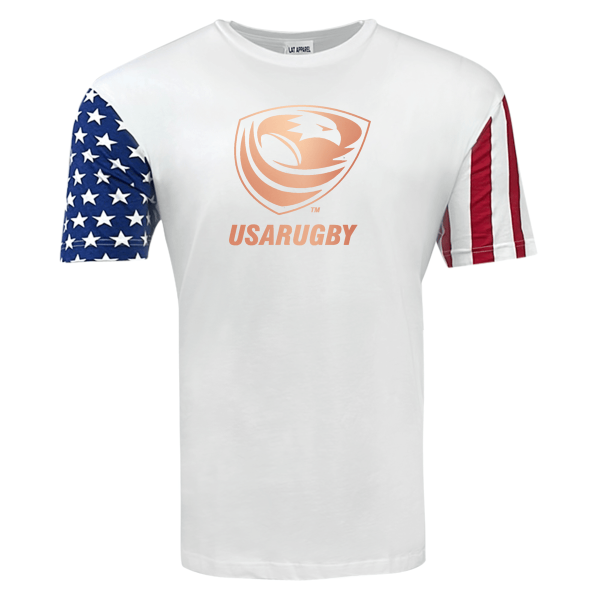 USA Rugby Bronze Stars & Stripes Supersoft T-Shirt | World Rugby Shop