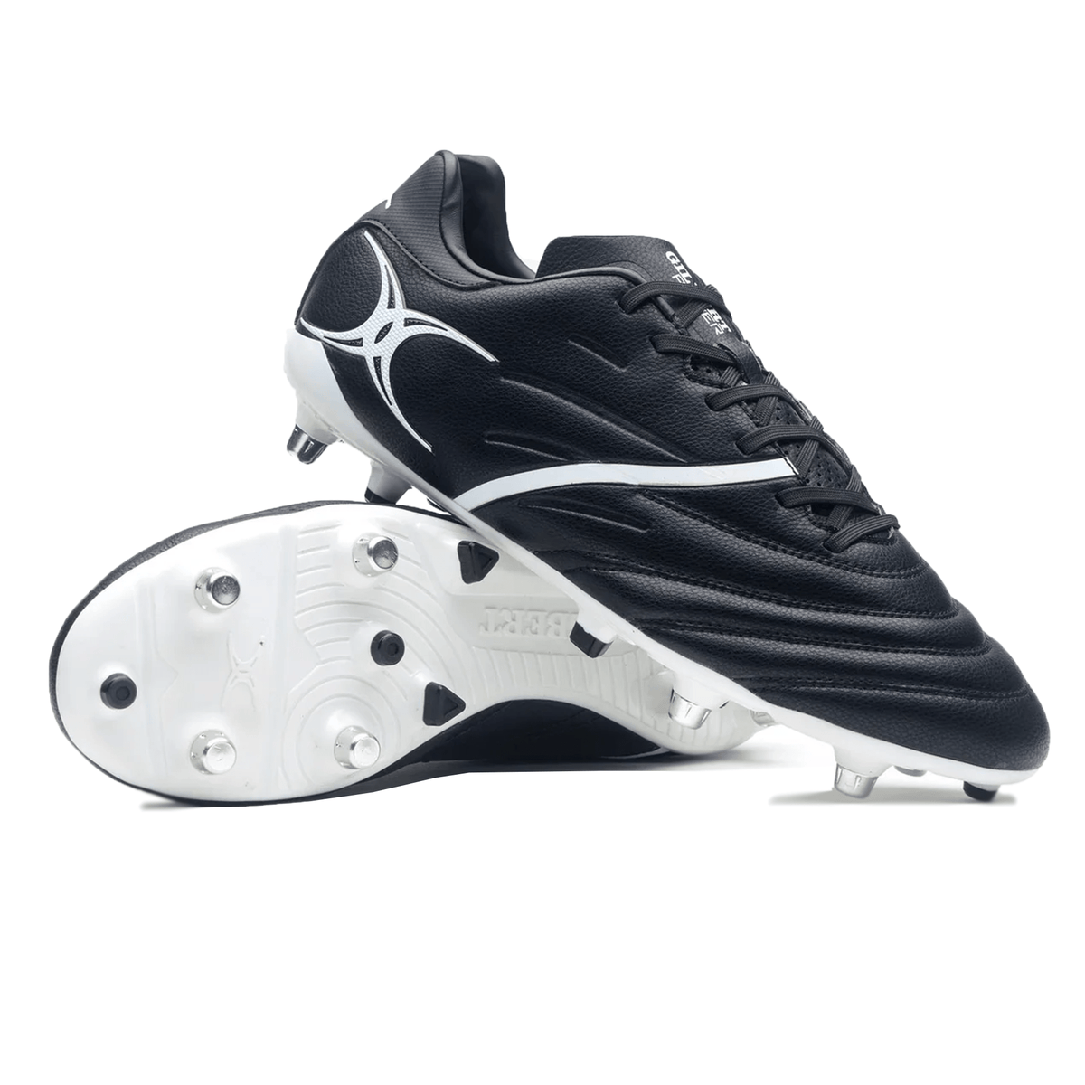Gilbert Sidestep X20 6S Power SG - Black/White / World Rugby Shop