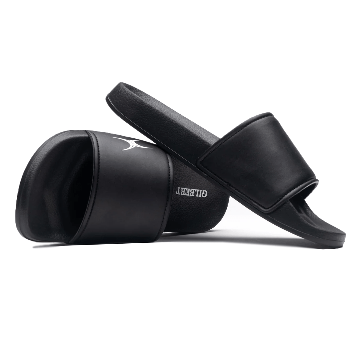 Gilbert Slide Sandals - Black / World Rugby Shop