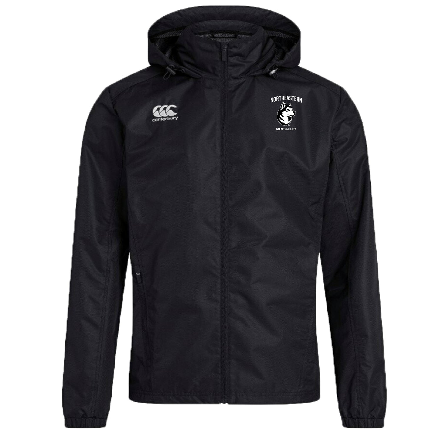Northeastern University Men's Rugby Club Vaposhield Full Zip Rain Jack ...