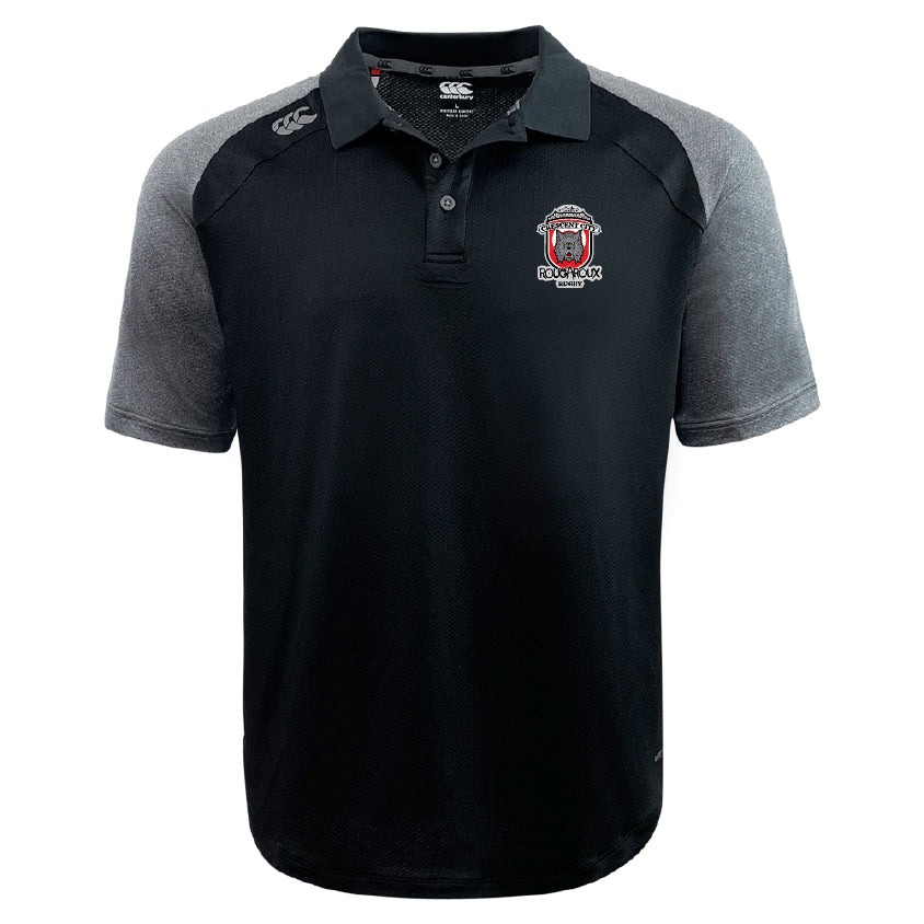 Crescent City Rougaroux Elite Polo by Canterbury – World Rugby Shop