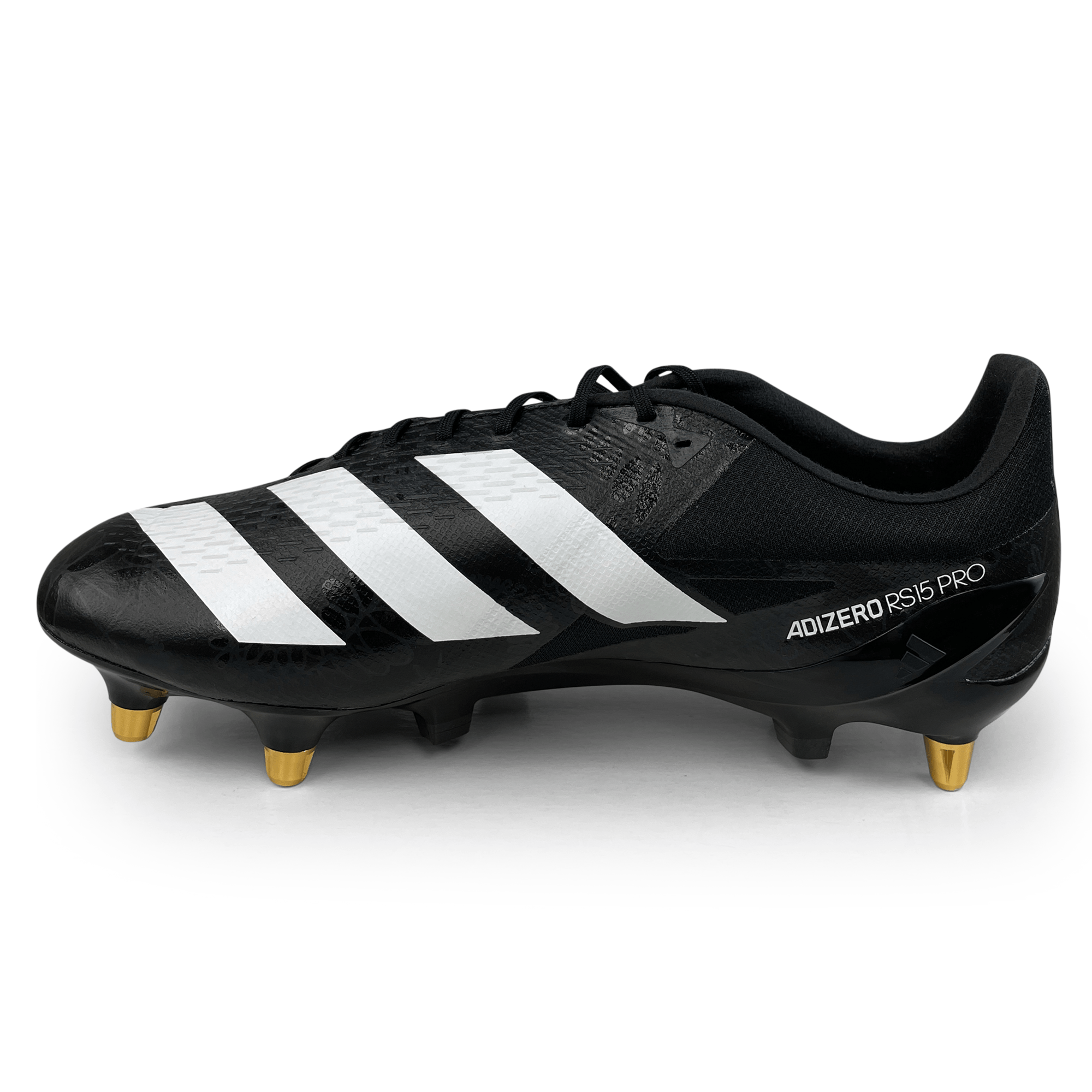 adidas adizero RS15 Pro 23 Rugby Cleat - Soft Ground Boot - Core Black ...