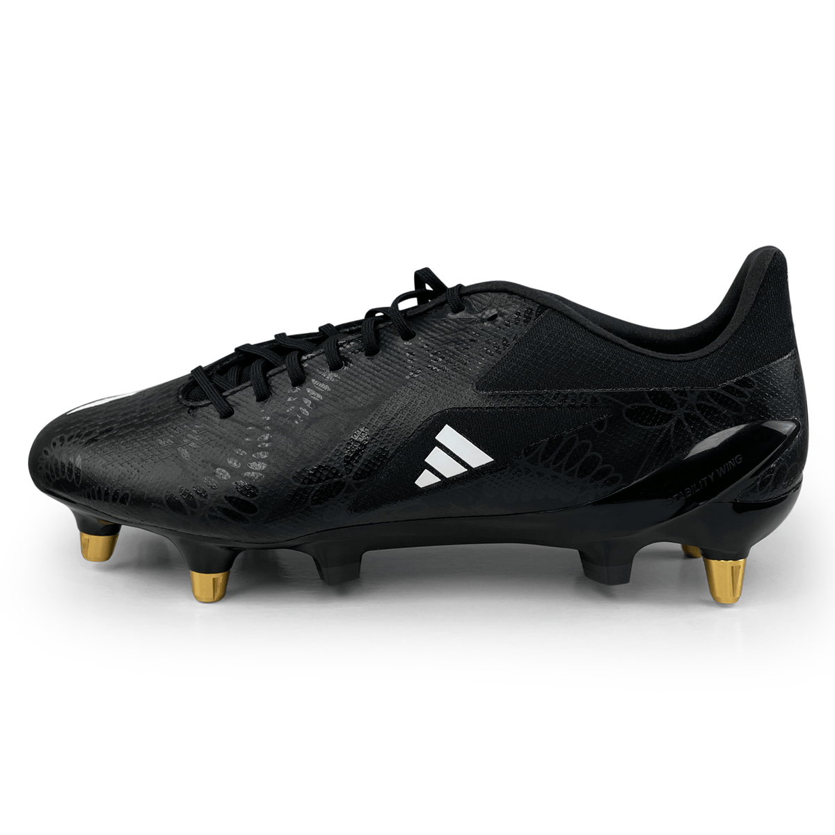 adidas adizero RS15 Pro 23 Rugby Cleat - Soft Ground Boot - Core Black ...