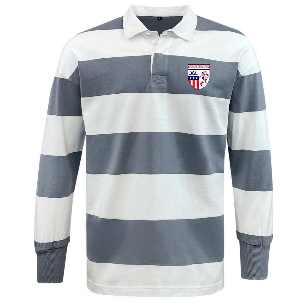 Naperville Warriors Classic Long Sleeve Hooped Rugby Jersey – World ...