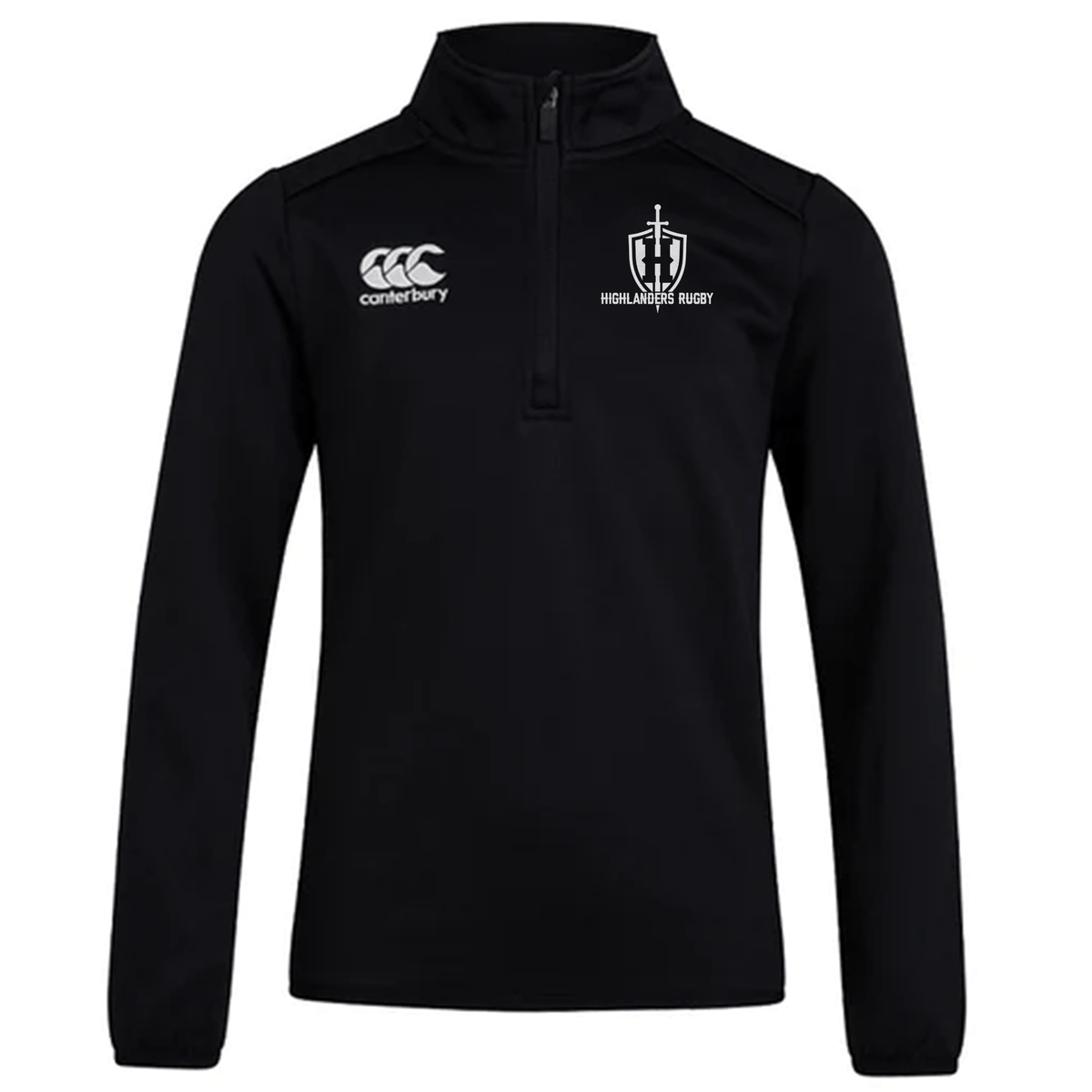Highlanders Rugby NC Club 1/4 Zip Mid Layer Training Top by Canterbury ...