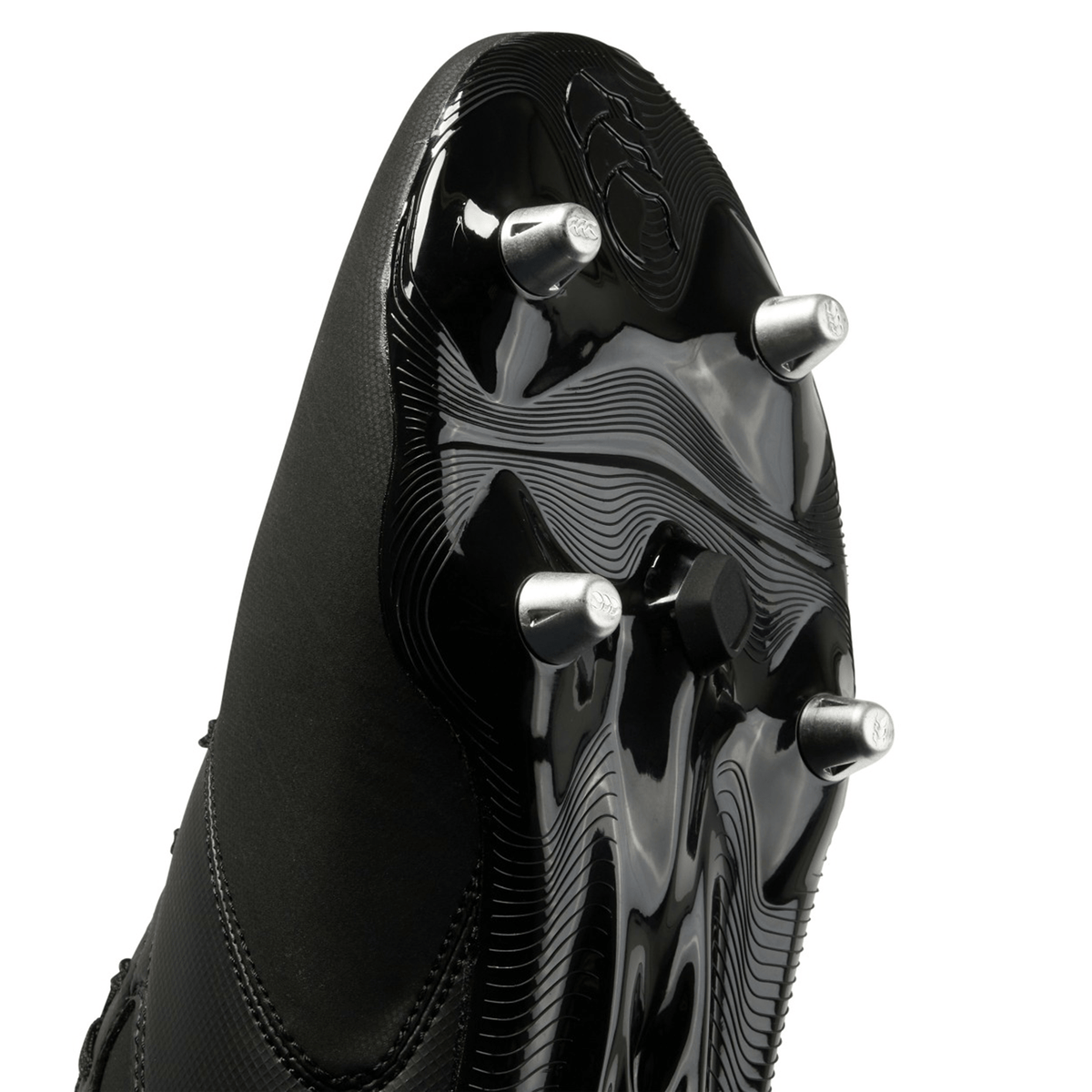 Canterbury Phoenix Raze Rugby Cleat - Soft Ground Boot - Black/White ...