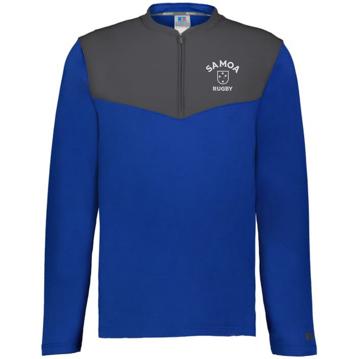 Nations of Rugby Samoa Sideline Grid 1/4 Zip Pullover | World Rugby Shop