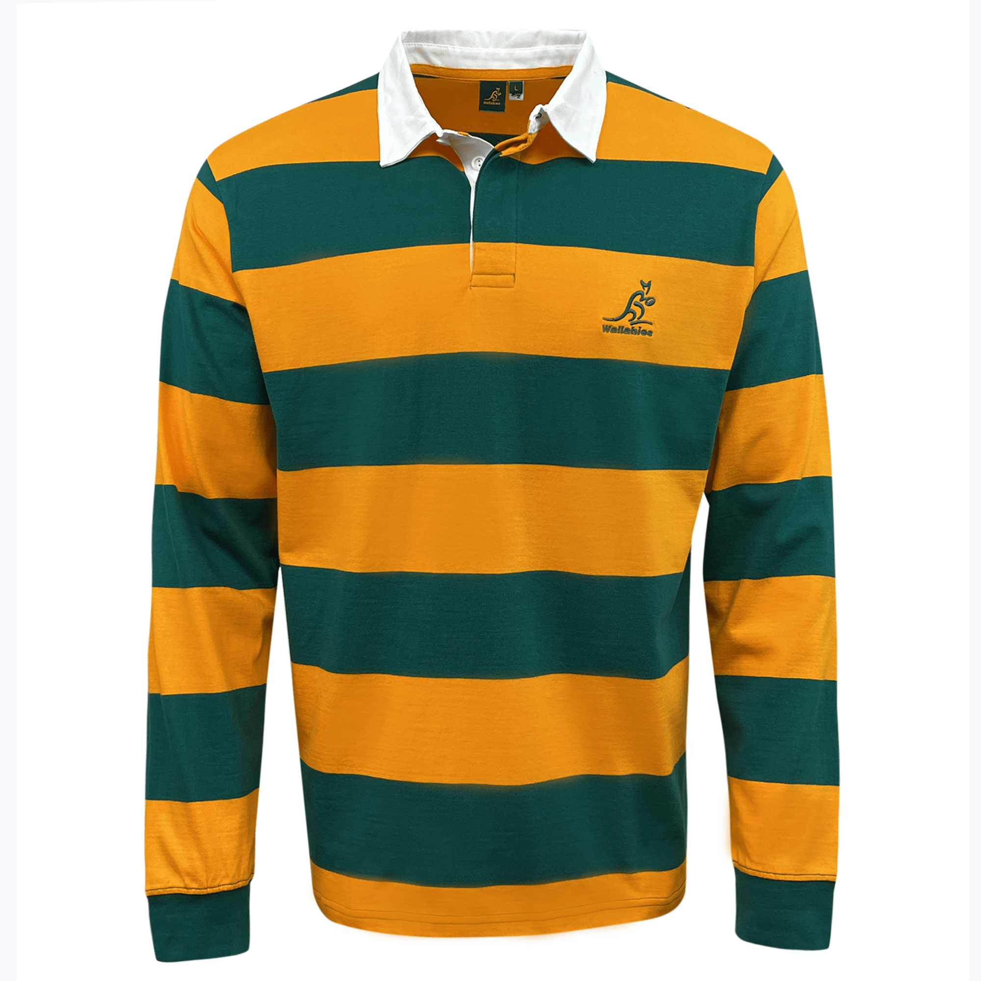 Australia Wallabies Hooped Classic Rugby Jersey | World Rugby Shop