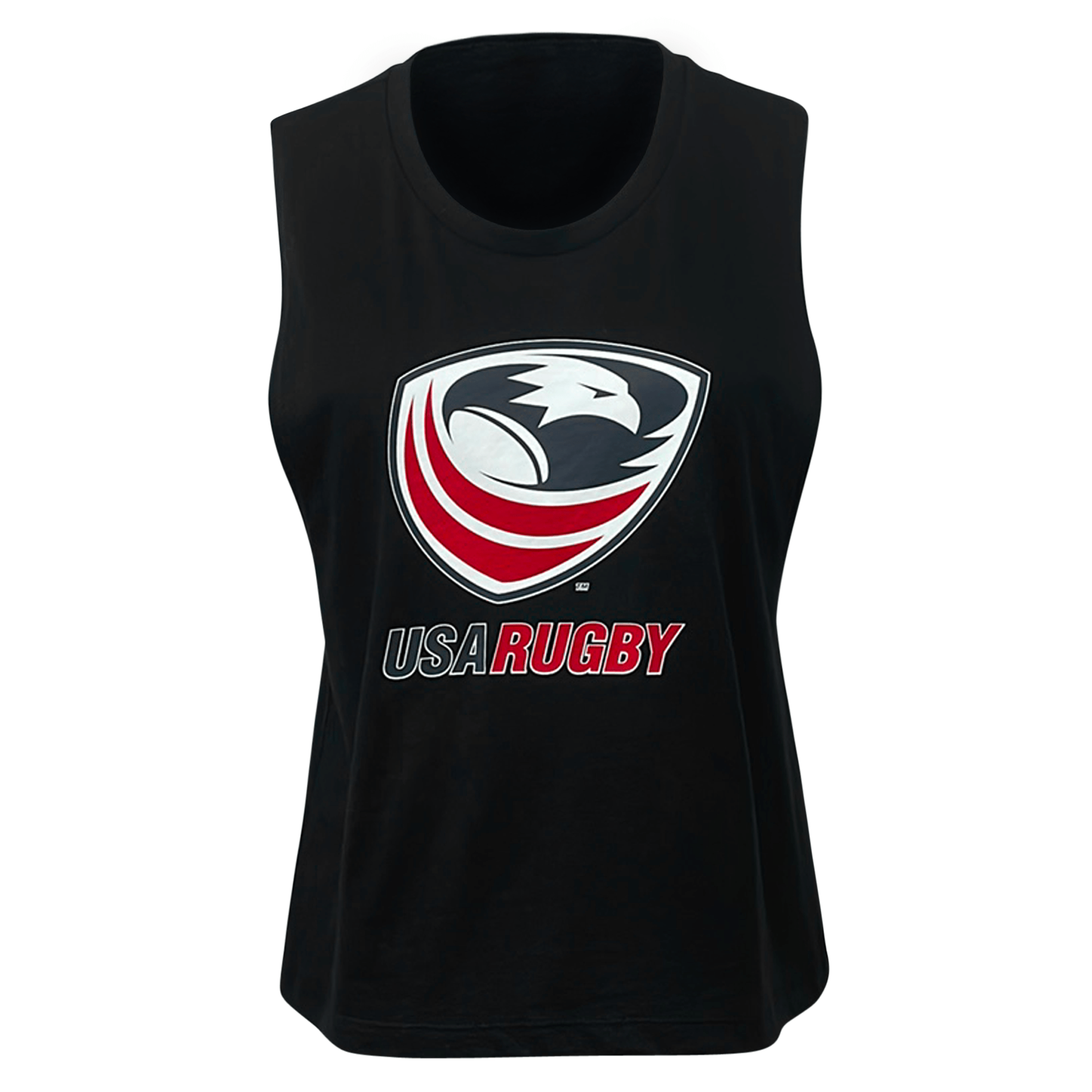 USA Rugby Women's Tank- Crop, Cotton, Lightweight Sleeveless Tee ...