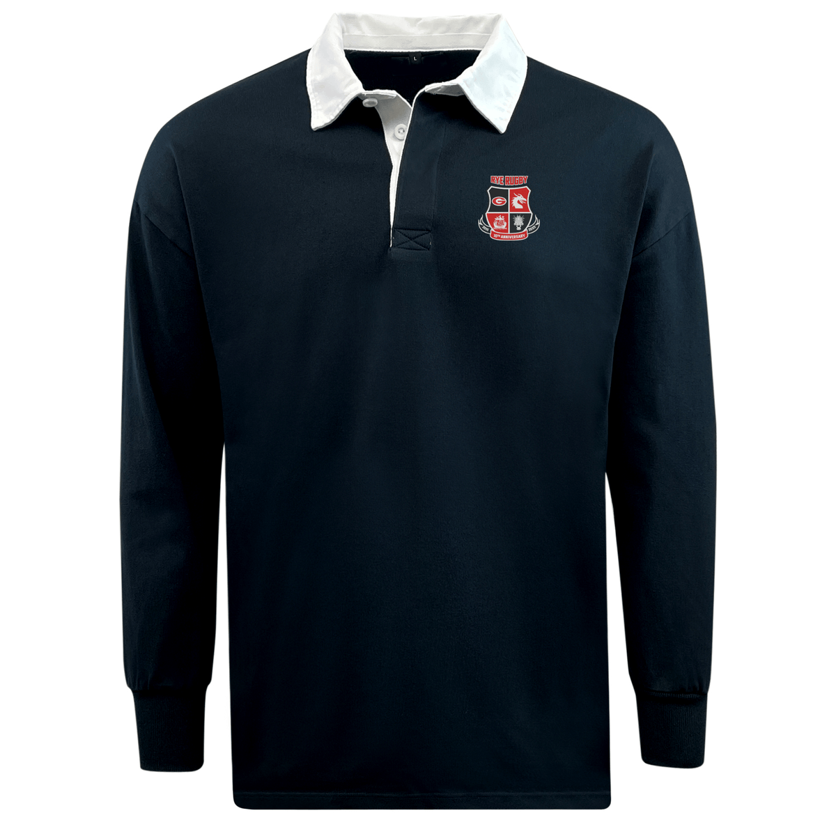 Rye High School 10 Year Classic Long Sleeve Solid Rugby Jersey – World ...