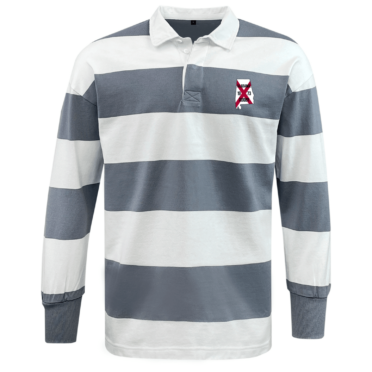 University of Alabama Rugby Classic Long Sleeve Hooped Rugby Jersey ...