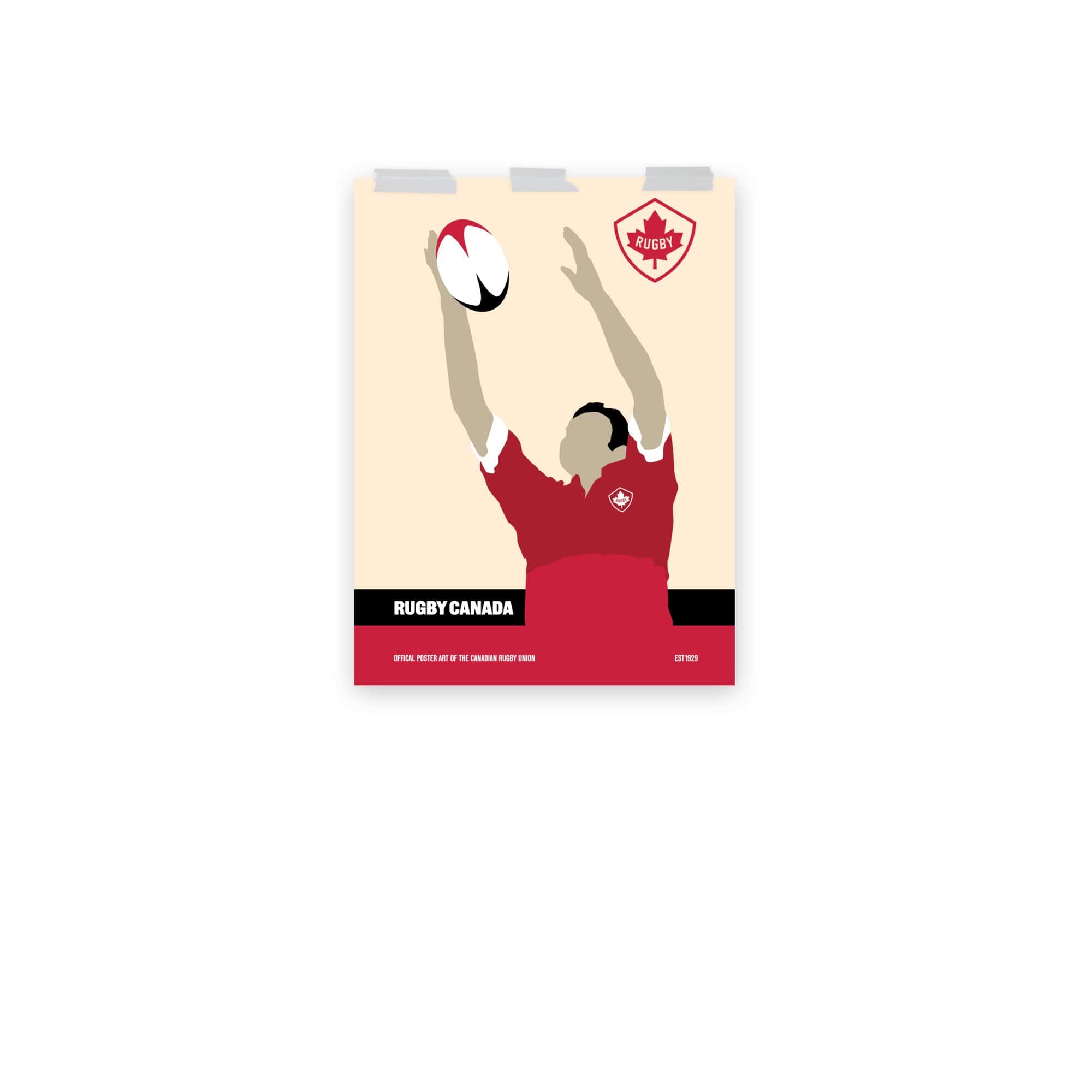 Rugby Canada Rugby Catch Poster - World Rugby Shop