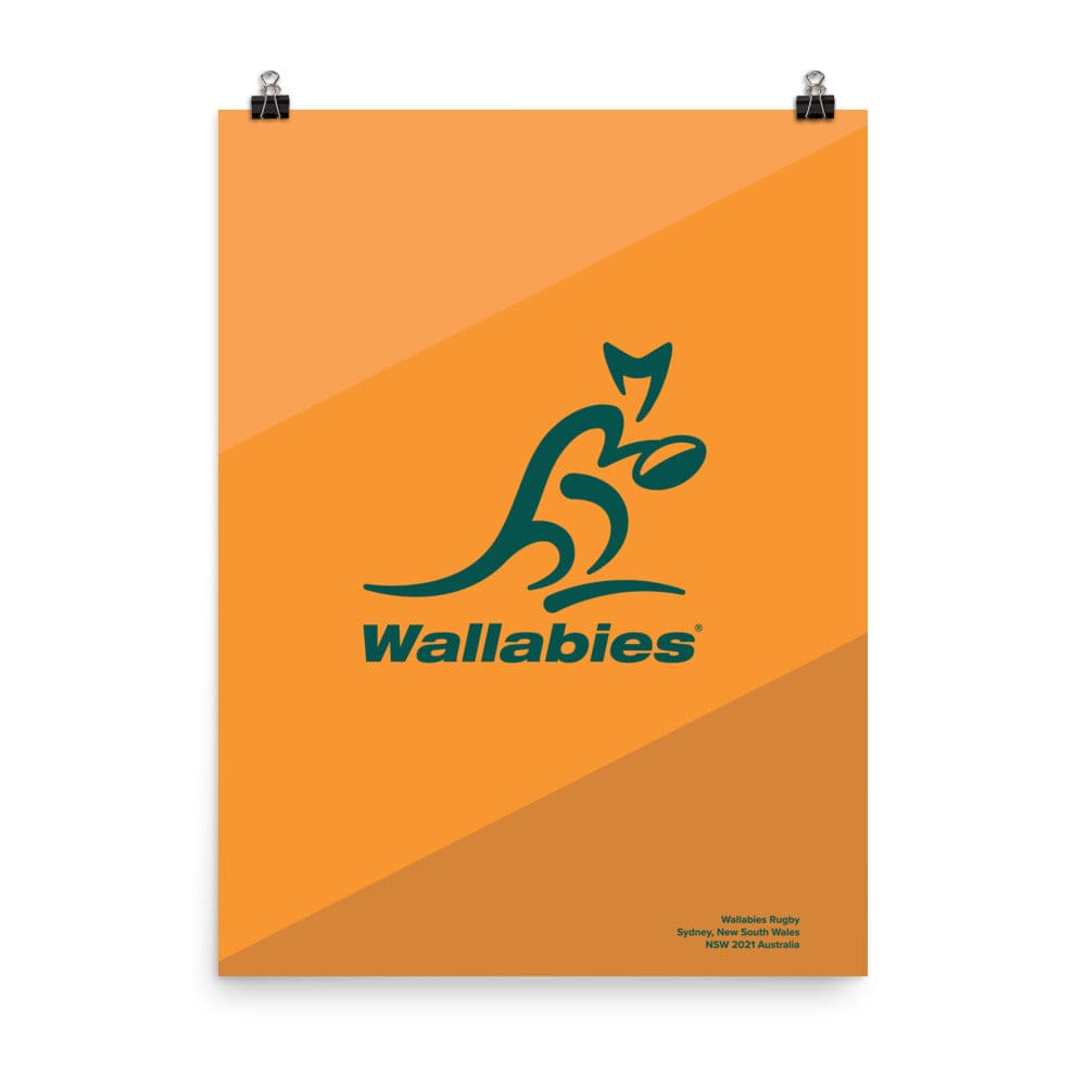 Wallabies Logo Poster | Official Rugby Australia Merchandise - World ...
