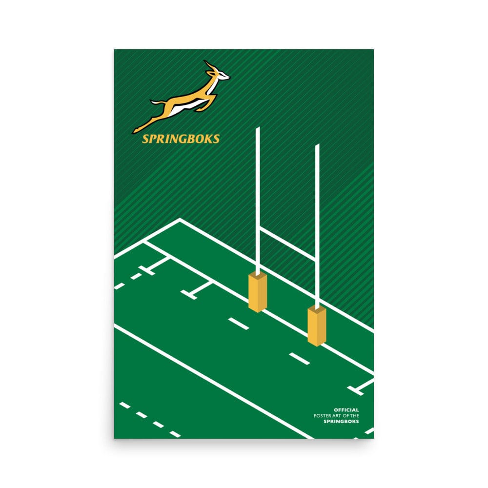 Springboks Rugby Pitch Poster | World Rugby Shop