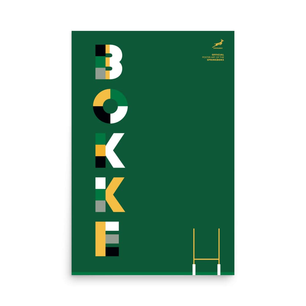 Springboks BOKKE Poster / World Rugby Shop