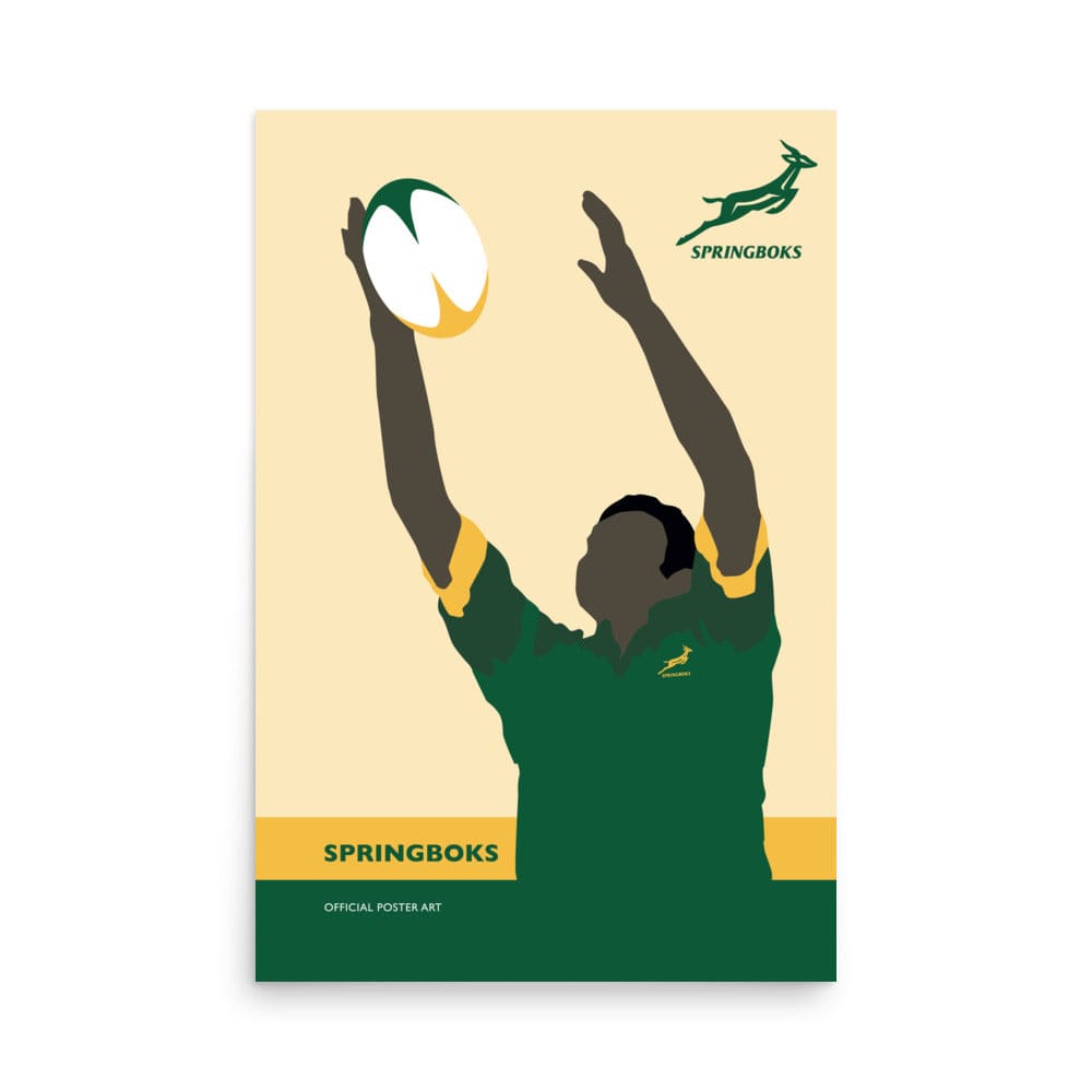 Springboks Catch Poster / World Rugby Shop