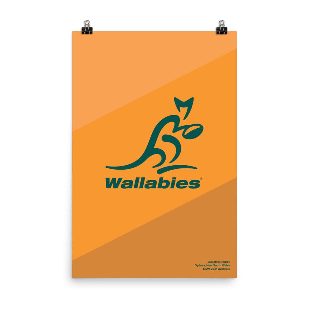 Wallabies Logo Poster | Official Rugby Australia Merchandise - World ...