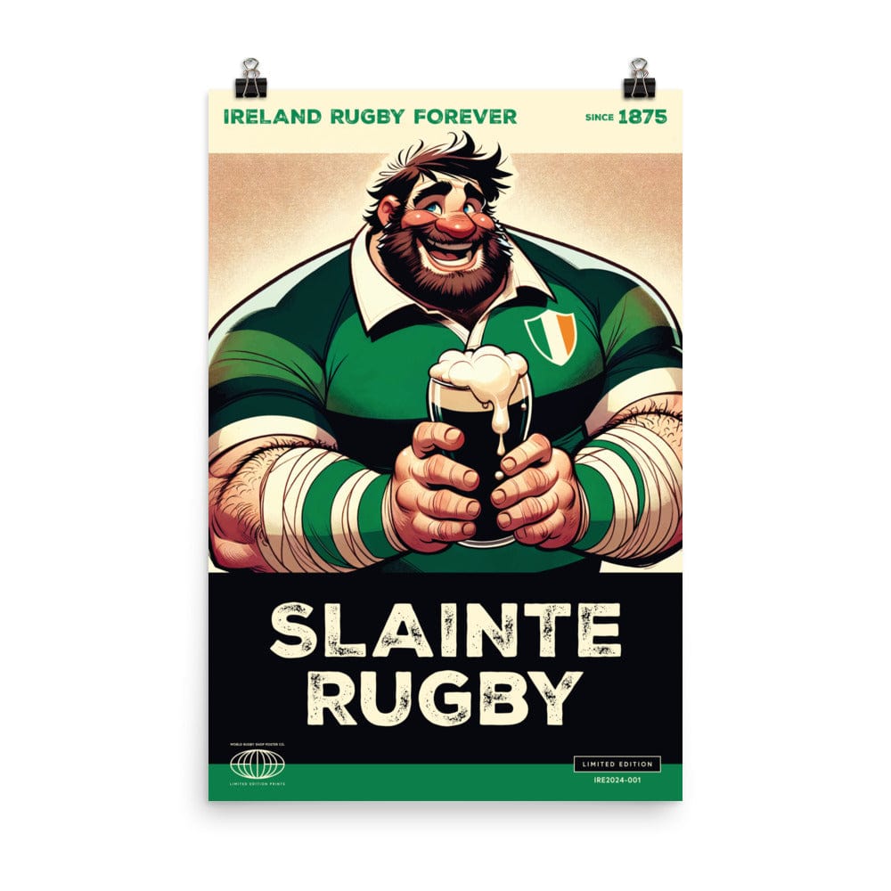 Slainte Ireland Rugby Poster | World Rugby Shop