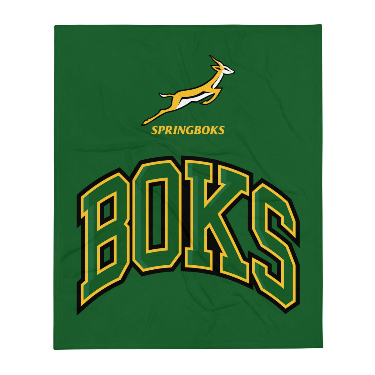 Springboks 'BOKS' Throw Blanket | World Rugby Shop