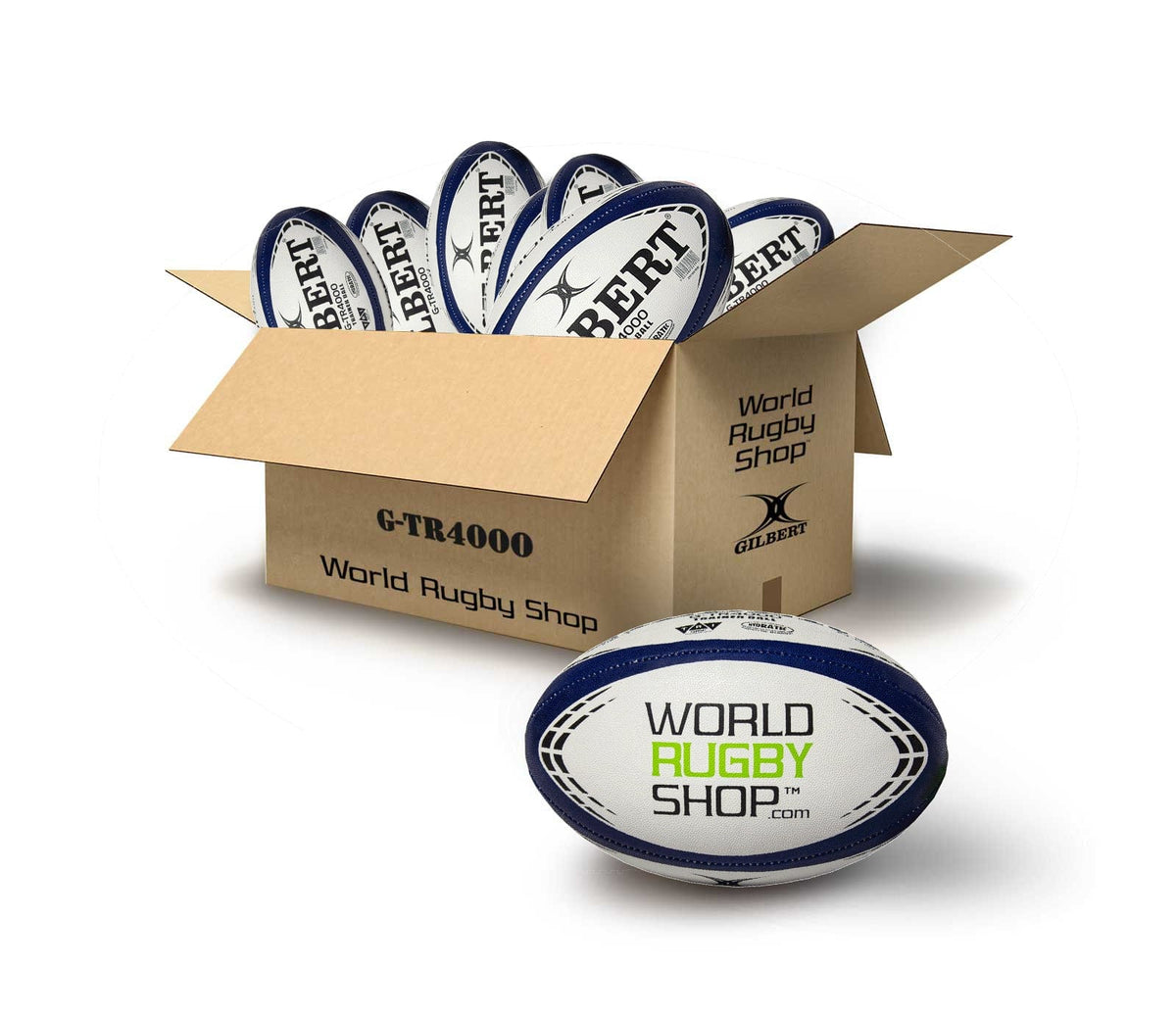 Gilbert WRS G-TR4000 Rugby Training Ball BOX - World Rugby Shop