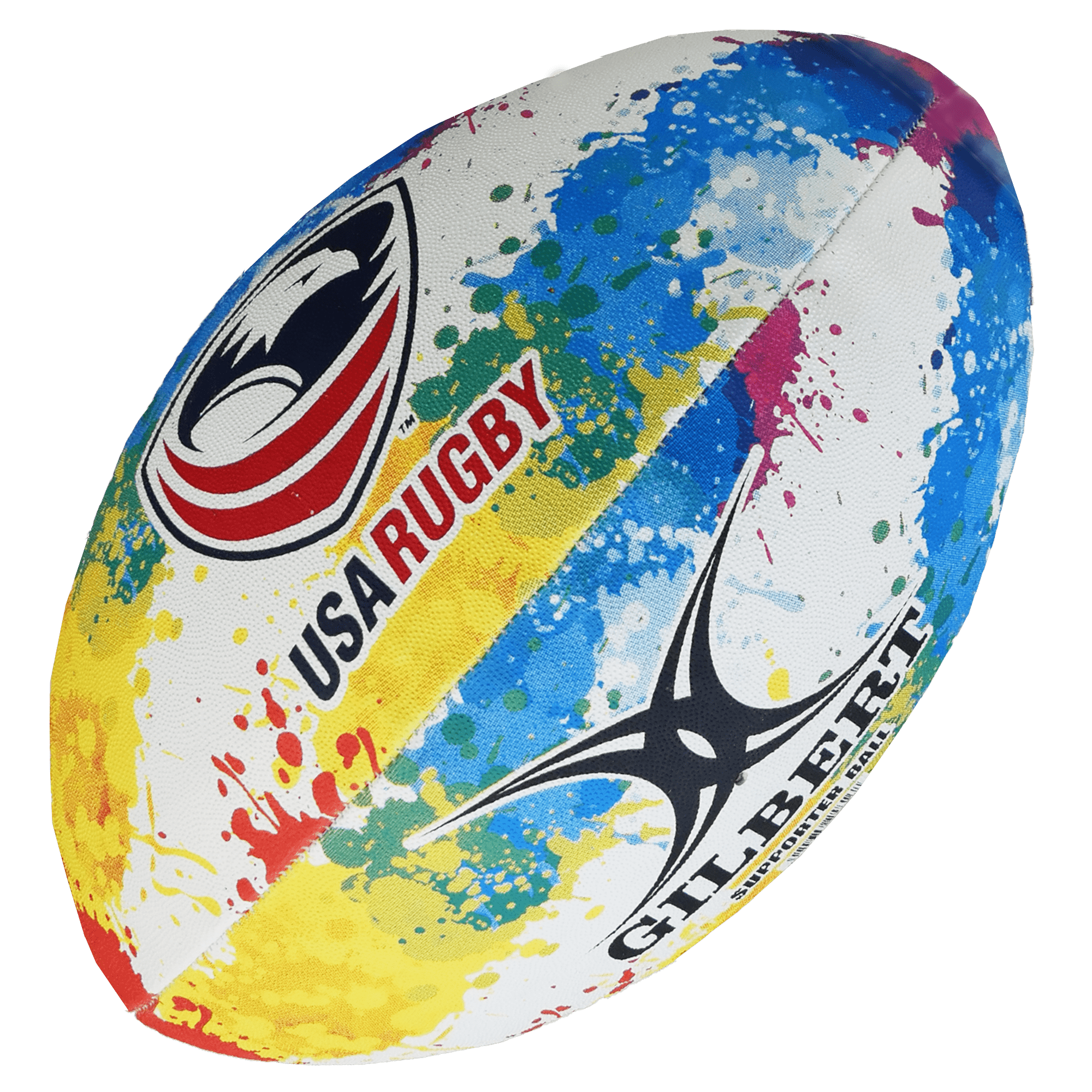 USAR Pride Supporter Rugby Ball by Gilbert | World Rugby Shop - Size 5