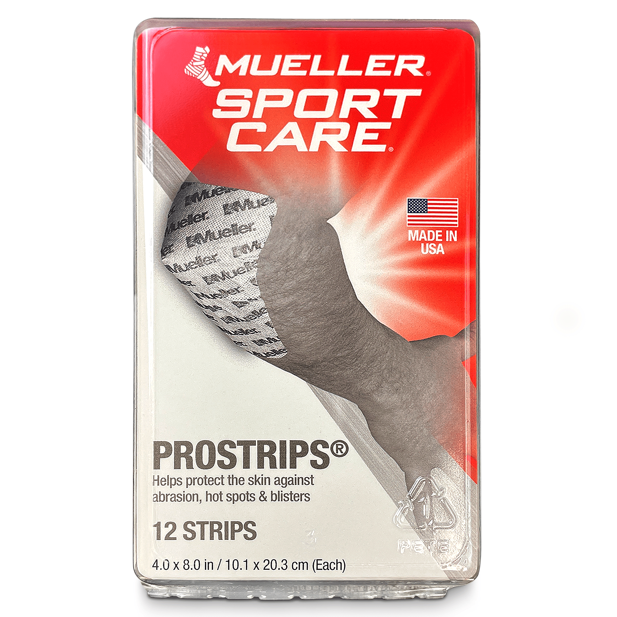 Mueller ProStrips Turf Tape-12 Strips 4"x8" - World Rugby Shop