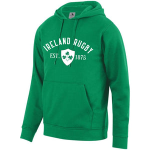 Ireland Rugby Est 1875 60/40 Fleece Hoodie - World Rugby Shop