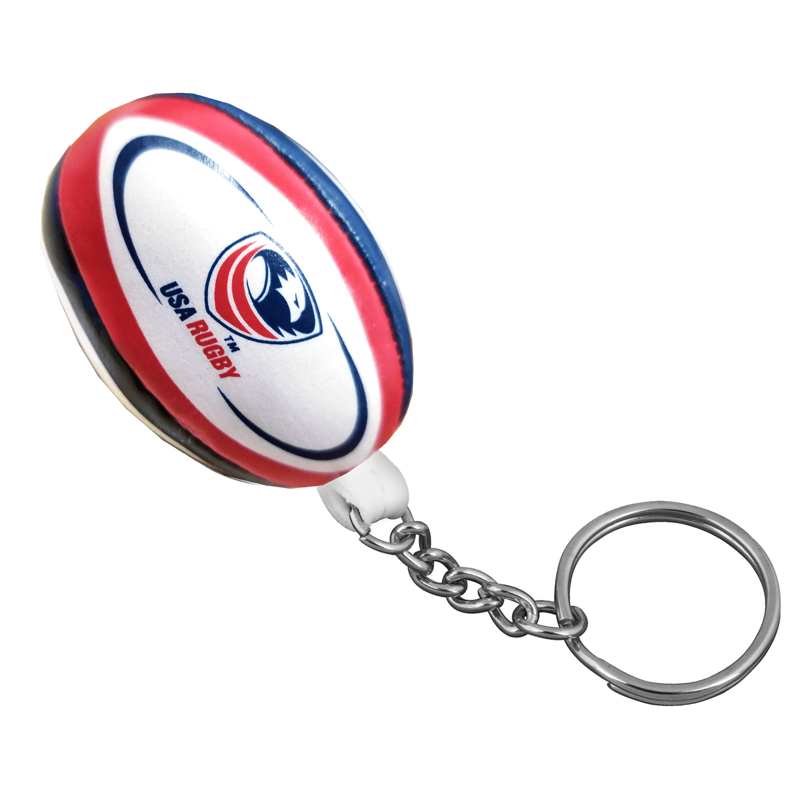 USA Rugby Ball Keyrings SET OF 3 by Gilbert - World Rugby Shop