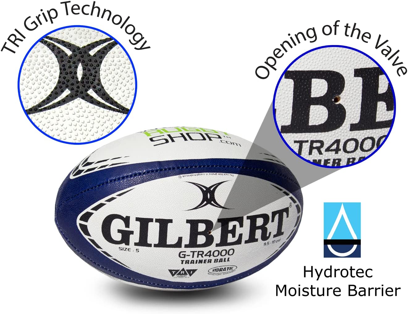 World Rugby Shop G-TR4000 Rugby Training Ball by Gilbert | World Rugby Shop