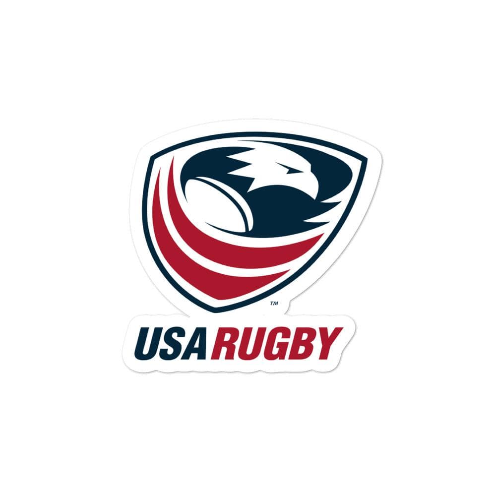 USA Rugby Bubble-Free Stickers - World Rugby Shop